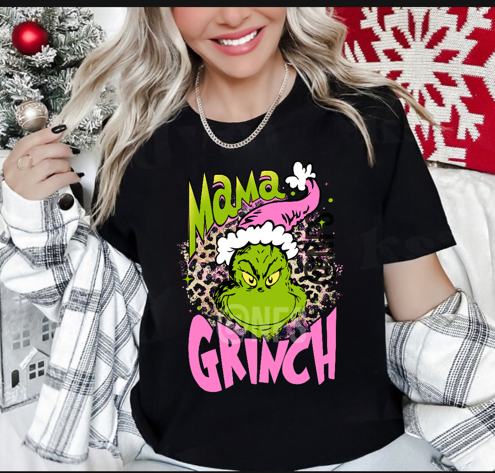 Mama Grinch Tee – #NOFILTERSISTERS